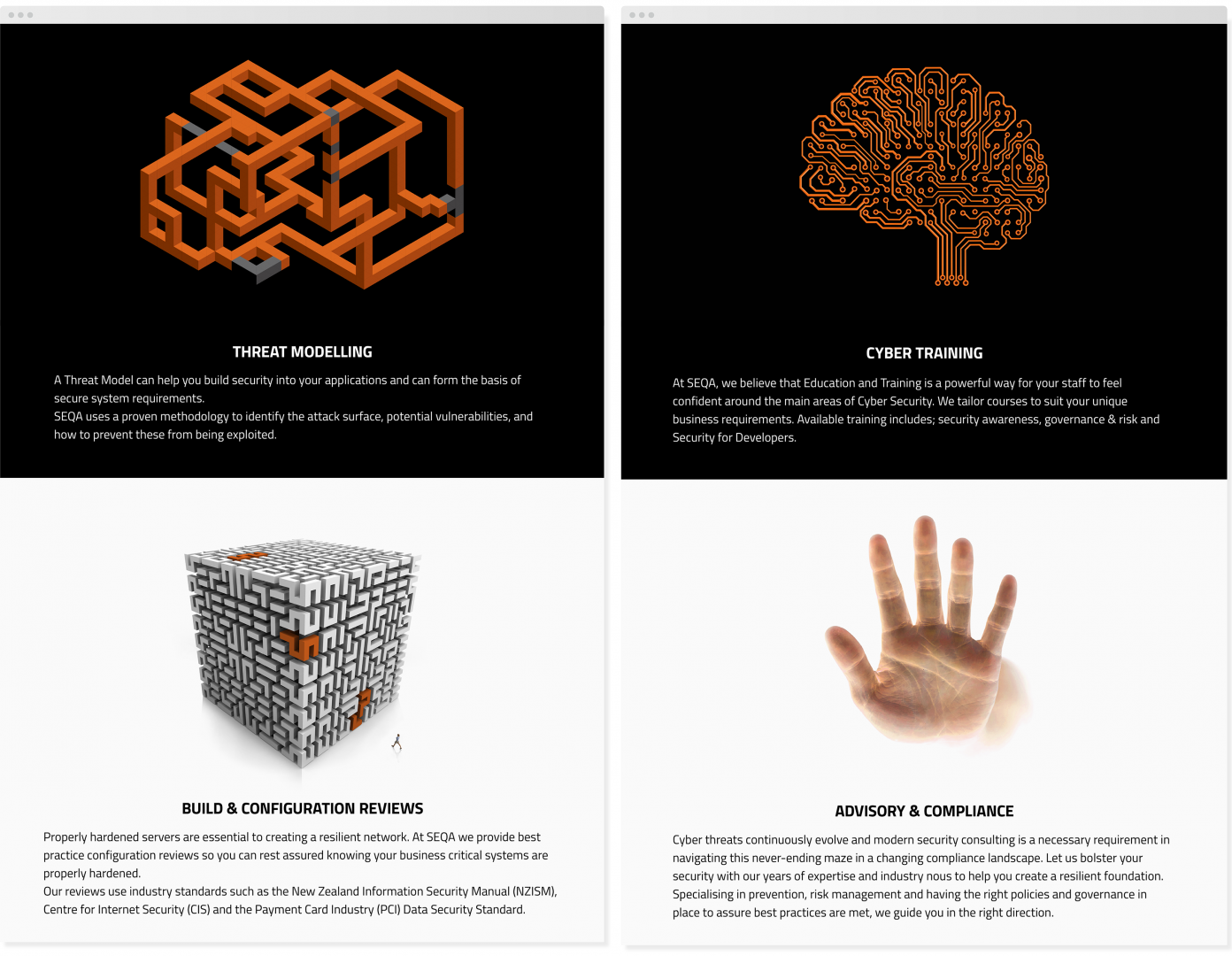 SEQA Website - Re:brand