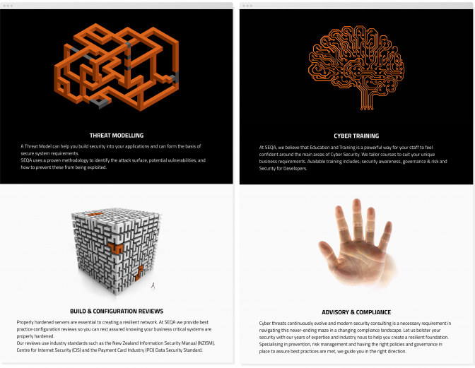 SEQA Website - Re:brand