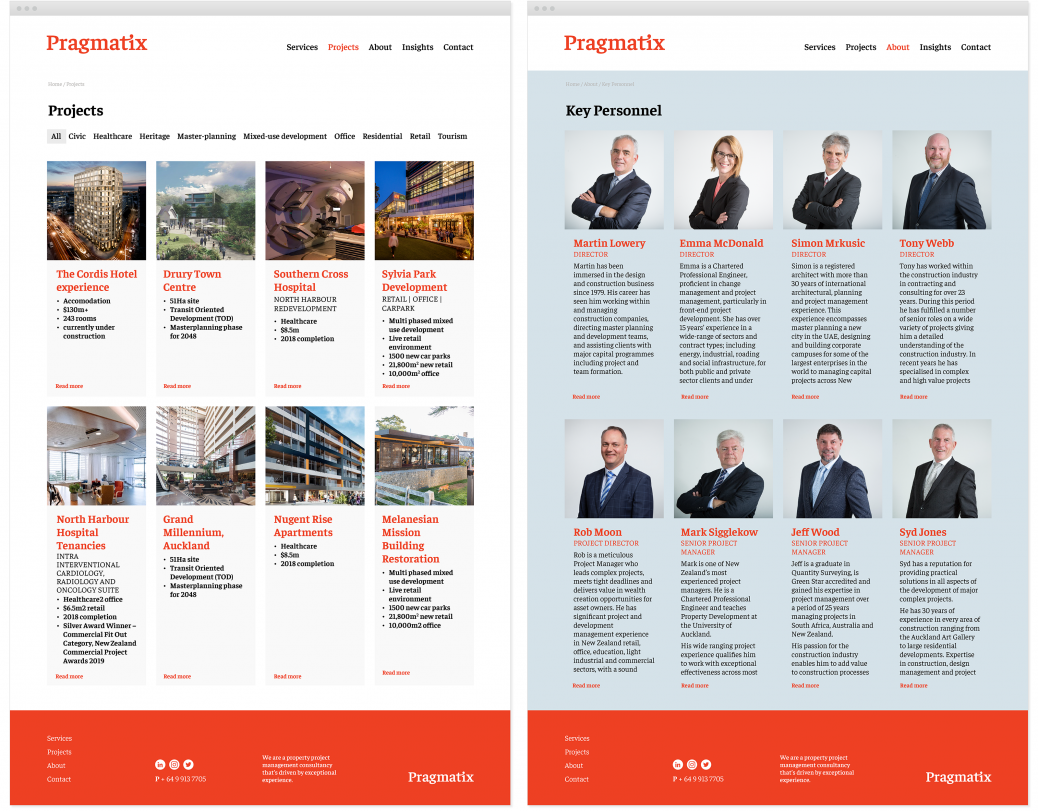 Pragmatix Website - Re:brand